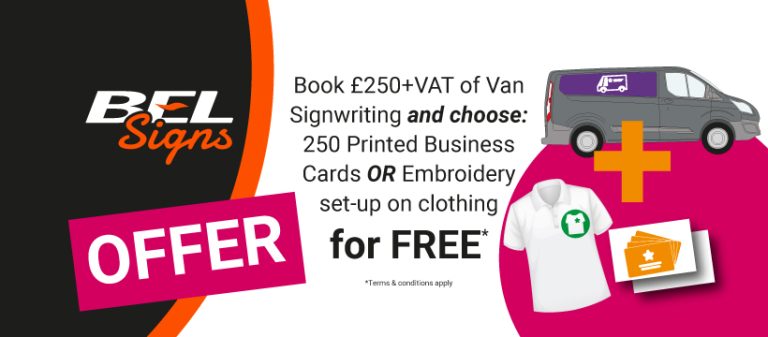 Upgrade Your Van Signage In 2025 With Our Offer - BEL Signs